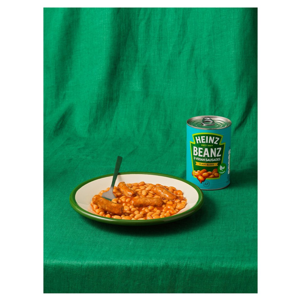 Heinz Baked Beans & Vegan Sausages 415g - Morrisons Online Groceries ...