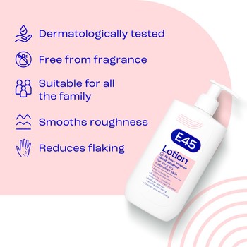 E45 Moisturiser Body Lotion for Dry & Sensitive Skin 500ml - Morrisons ...
