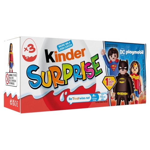 Kinder Surprise Milk Chocolate 3 Egg Multipack - Morrisons Online ...