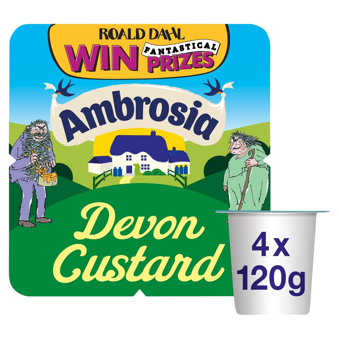 Ambrosia Devon Custard Pots 4x120g - Morrisons Online Groceries & Offers
