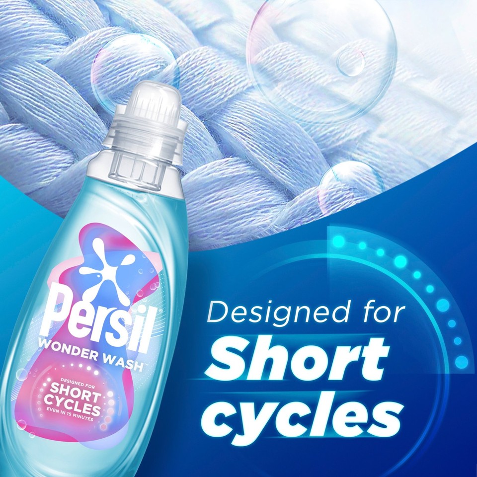 Persil Wonder Wash Liquid Detergent Sensitive Non Bio 31 Washes ...