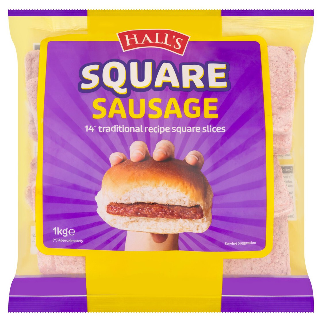 Hall's 14 Slices Square Sausage - Morrisons Online Groceries & Offers
