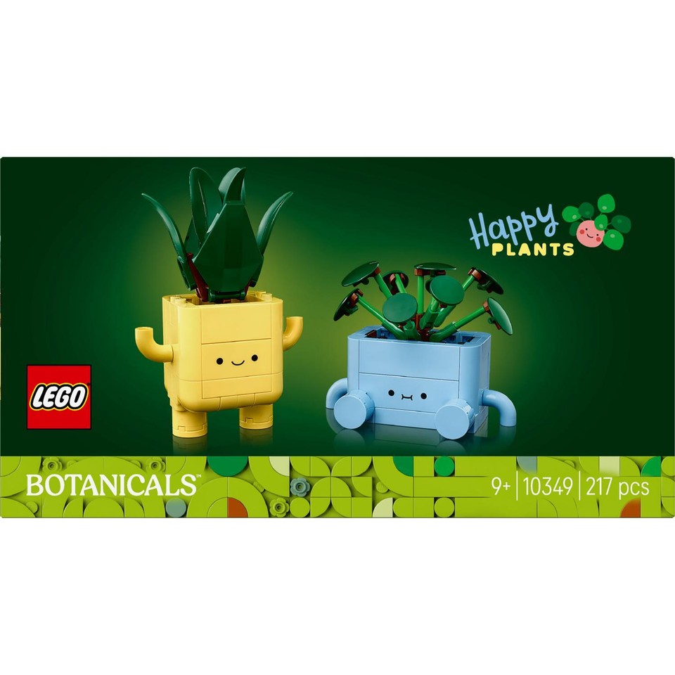 LEGO Botanicals Happy Plants Building Toy Set 10349 - Morrisons Online ...