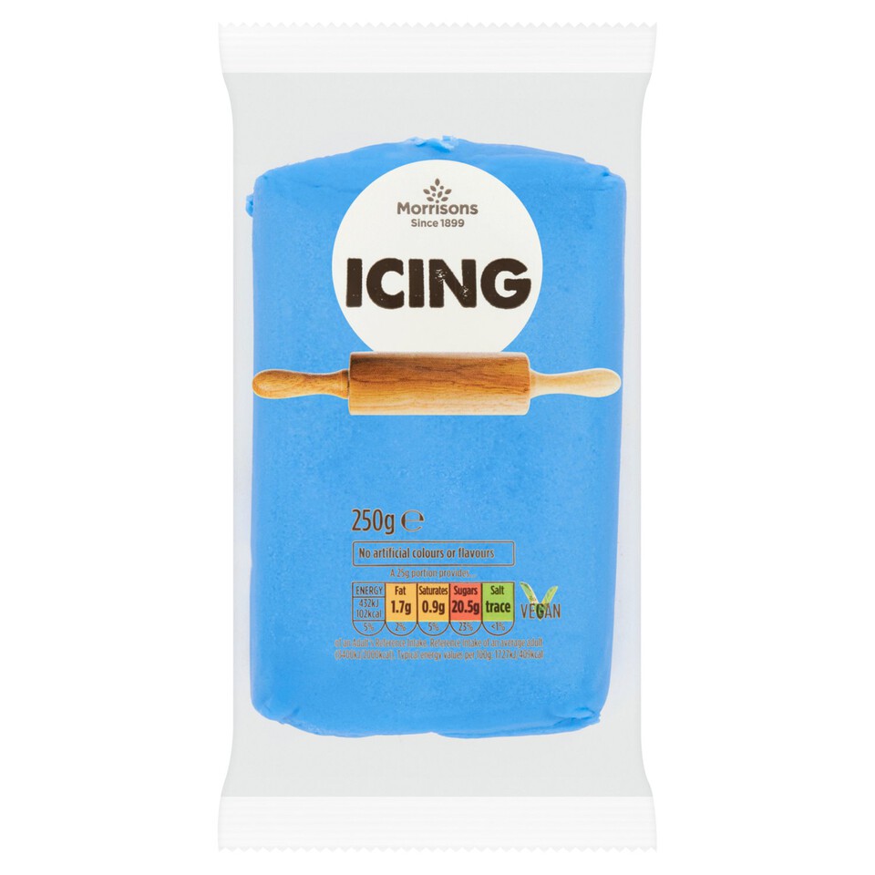 Morrisons Ready To Roll Blue Icing - Morrisons Online Groceries & Offers