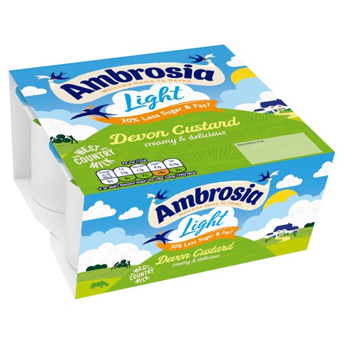 Ambrosia Light Devon Custard - Morrisons Online Groceries & Offers
