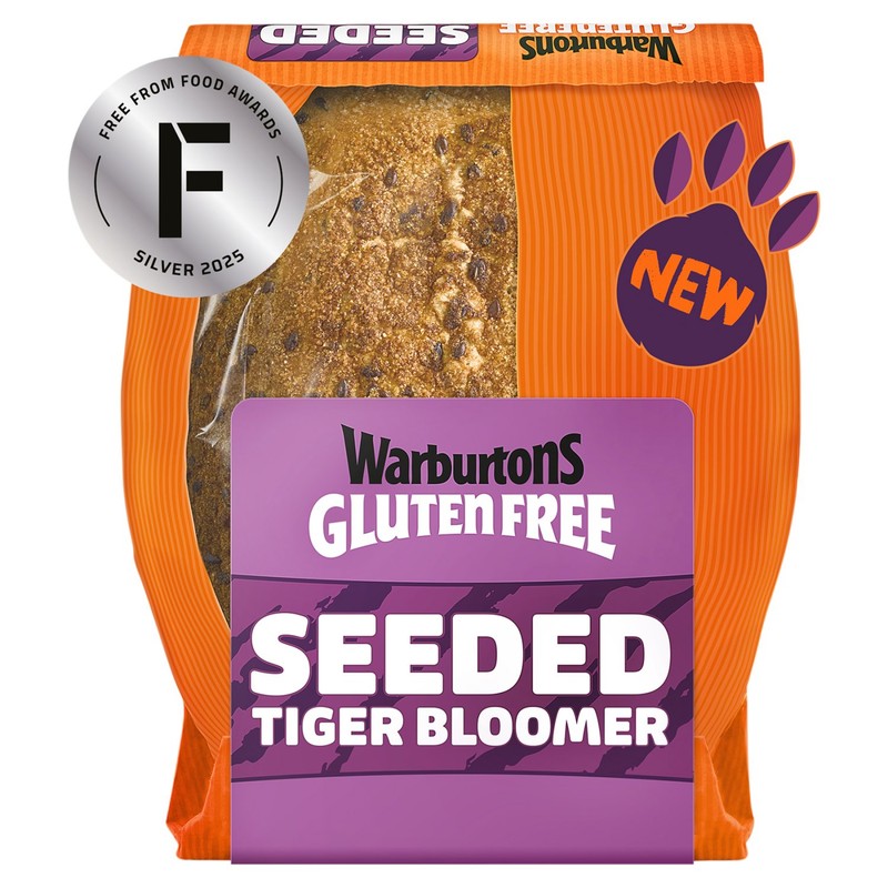 Warburtons Gluten Free Seeded Tiger Bloomer 400g - Morrisons Online ...