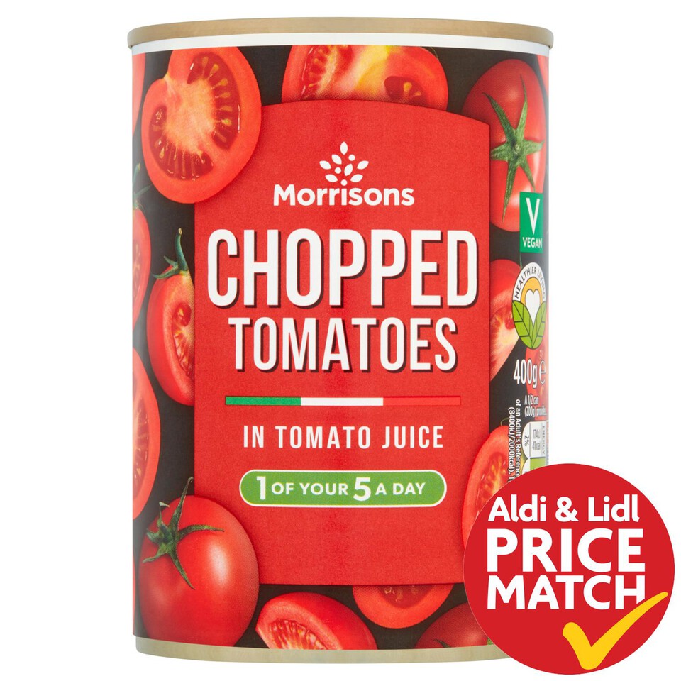 Morrisons Italian Chopped Tomatoes (400g) - Morrisons Online Groceries ...