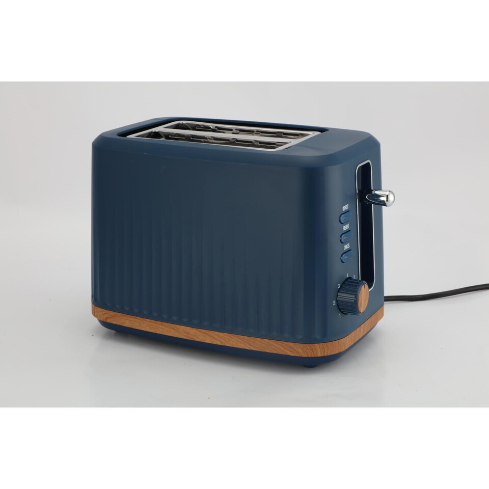 Nutmeg Home Structured 2 Slice Toaster Dark Navy - Morrisons Online ...