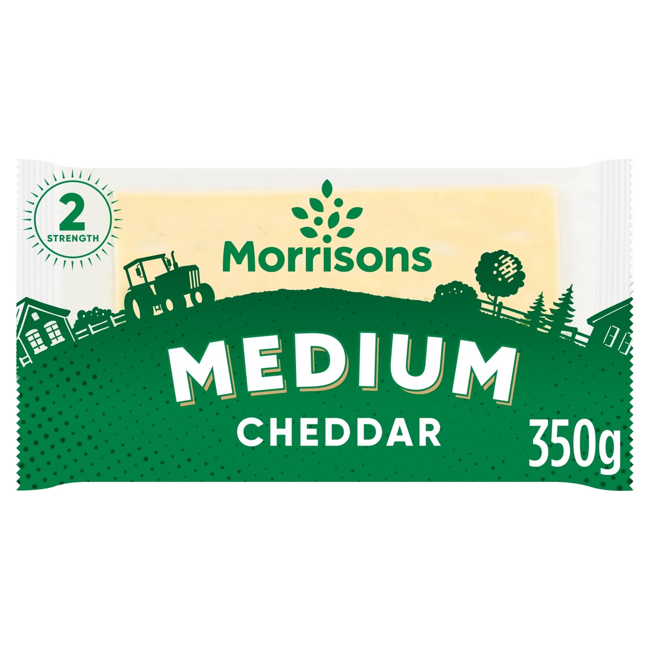 Morrisons Medium White Cheddar Cheese - Morrisons Online Groceries & Offers