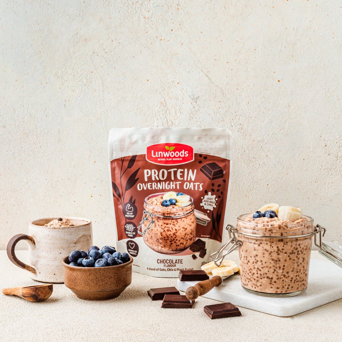 Linwoods Chocolate Protein Overnight Oats - Morrisons Online Groceries ...