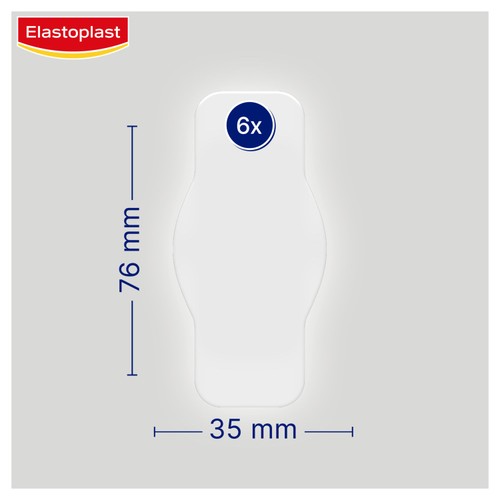 Elastoplast Second Skin Protection Faster Healing Plasters 6 Pack ...