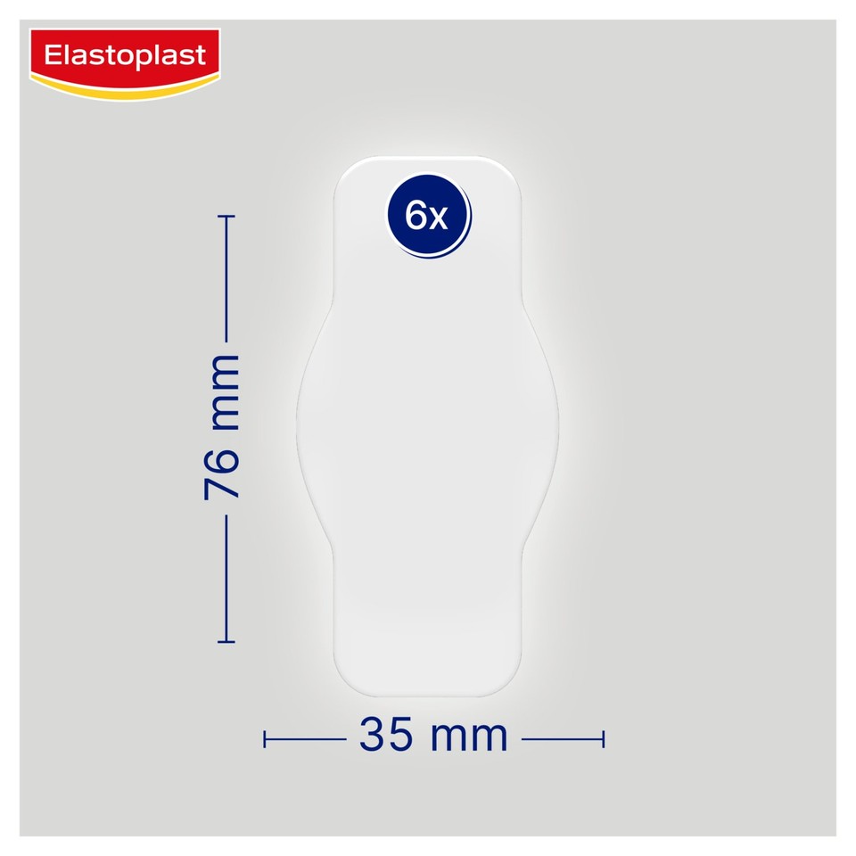 Elastoplast Second Skin Protection Faster Healing Plasters 6 Pack ...