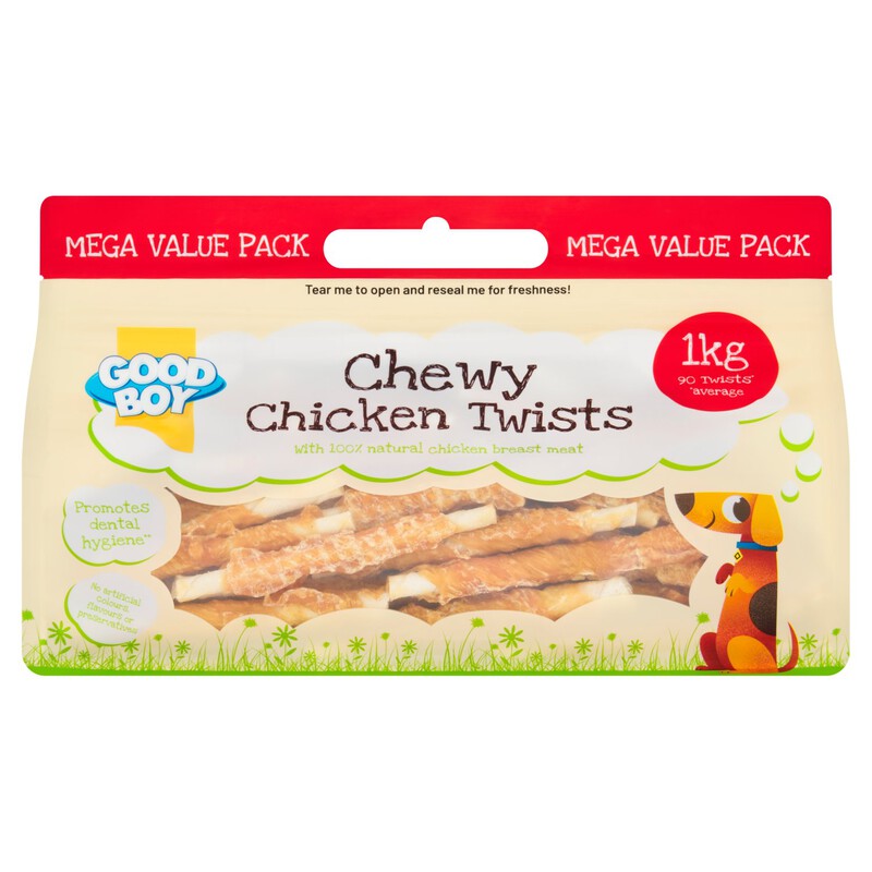 Good Boy Chewy Chicken Twists Mega Value Pack - Morrisons Online ...