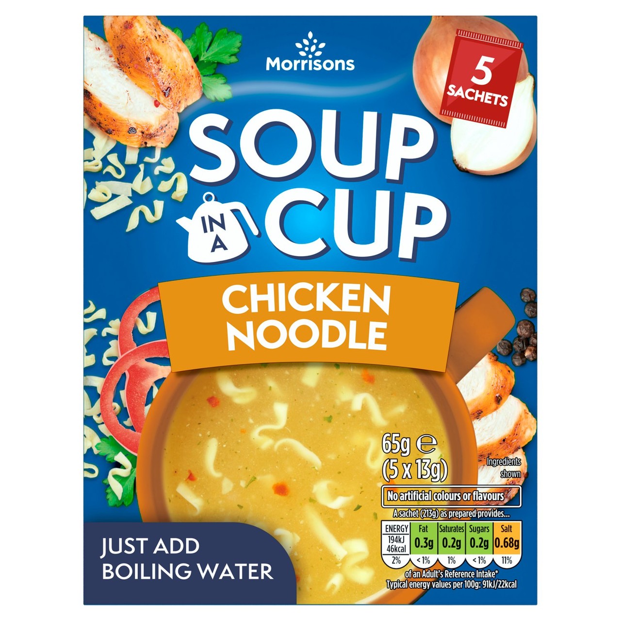 Morrisons Chicken Noodle Cup Soup - Morrisons Online Groceries & Offers