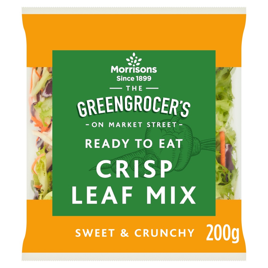 Morrisons Crisp Leaf Mix 200g - Morrisons Online Groceries & Offers