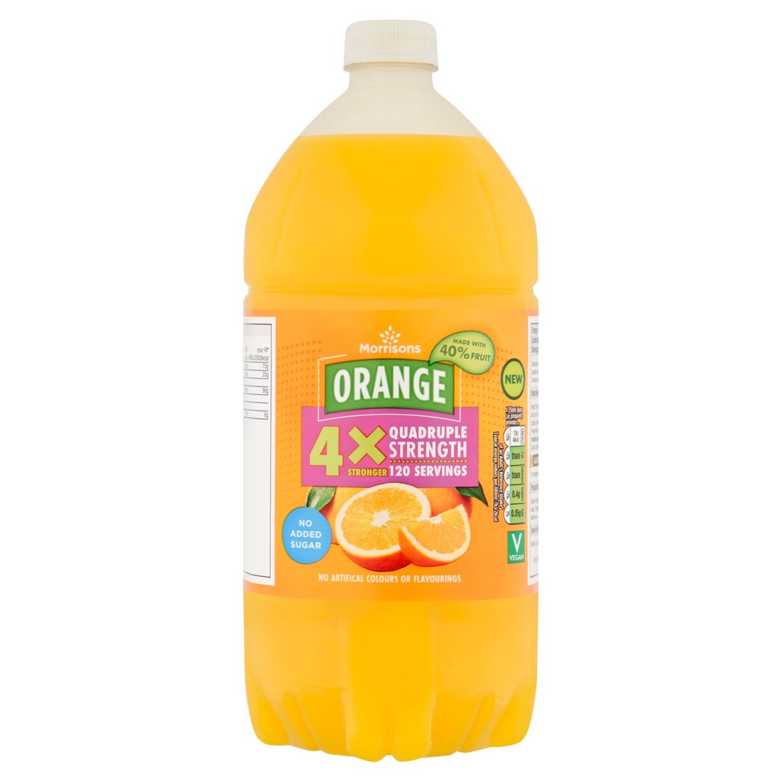 Morrisons Orange Quadruple Strength Squash - Morrisons Online Groceries ...