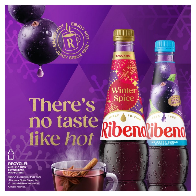 Ribena Winter Spice Squash No Added Sugar 850ml - Morrisons Online ...
