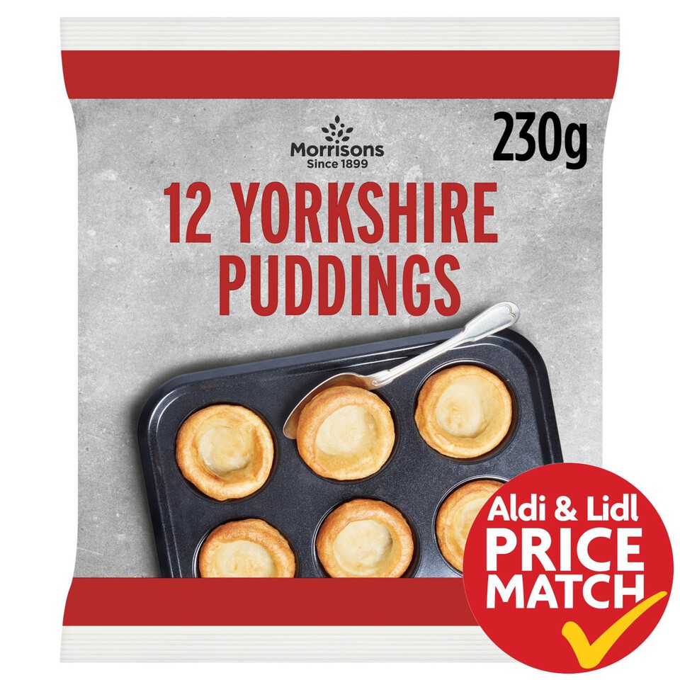 Morrisons 12 Yorkshire Puddings - Morrisons Online Groceries & Offers