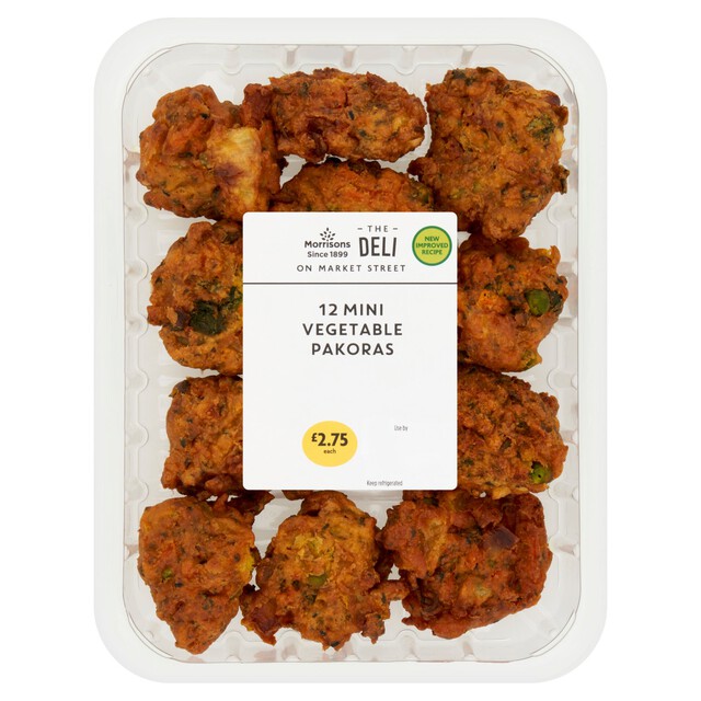 Market Street Deli Mini Vegetable Pakoras - Morrisons Online Groceries ...
