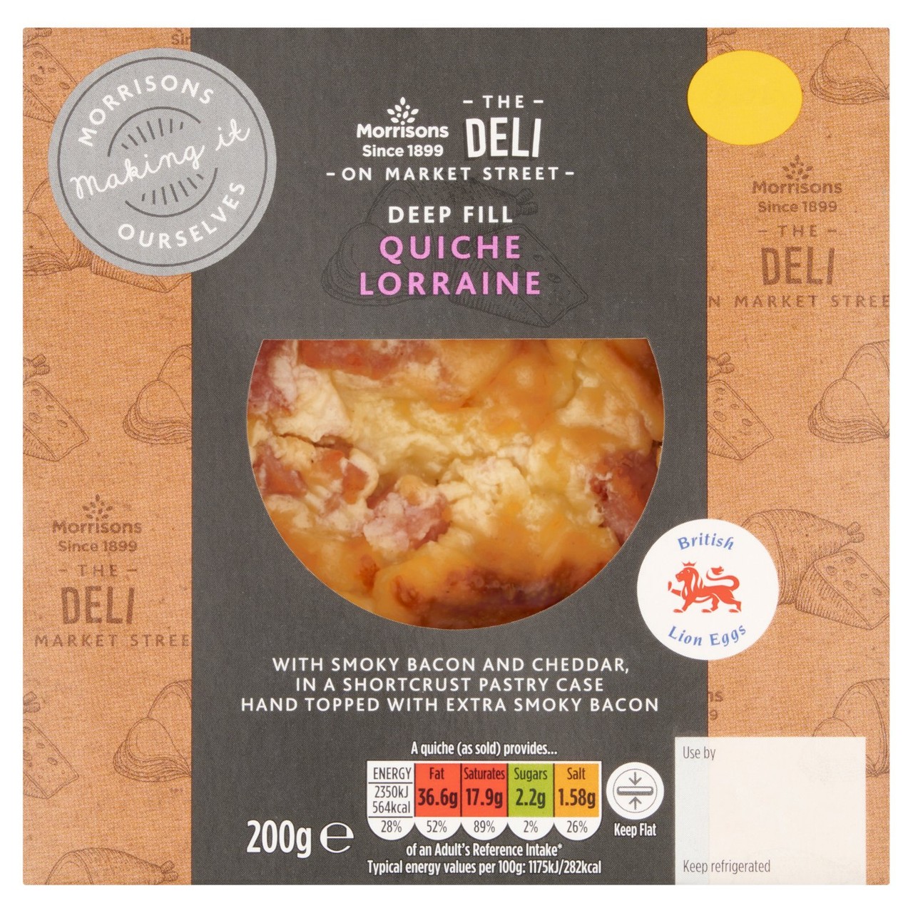 Market Street Deli Quiche Lorraine - Morrisons Online Groceries & Offers