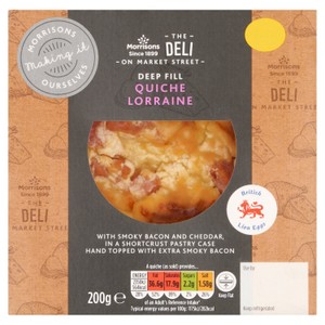 Market Street Deli Quiche Lorraine - Morrisons Online Groceries & Offers
