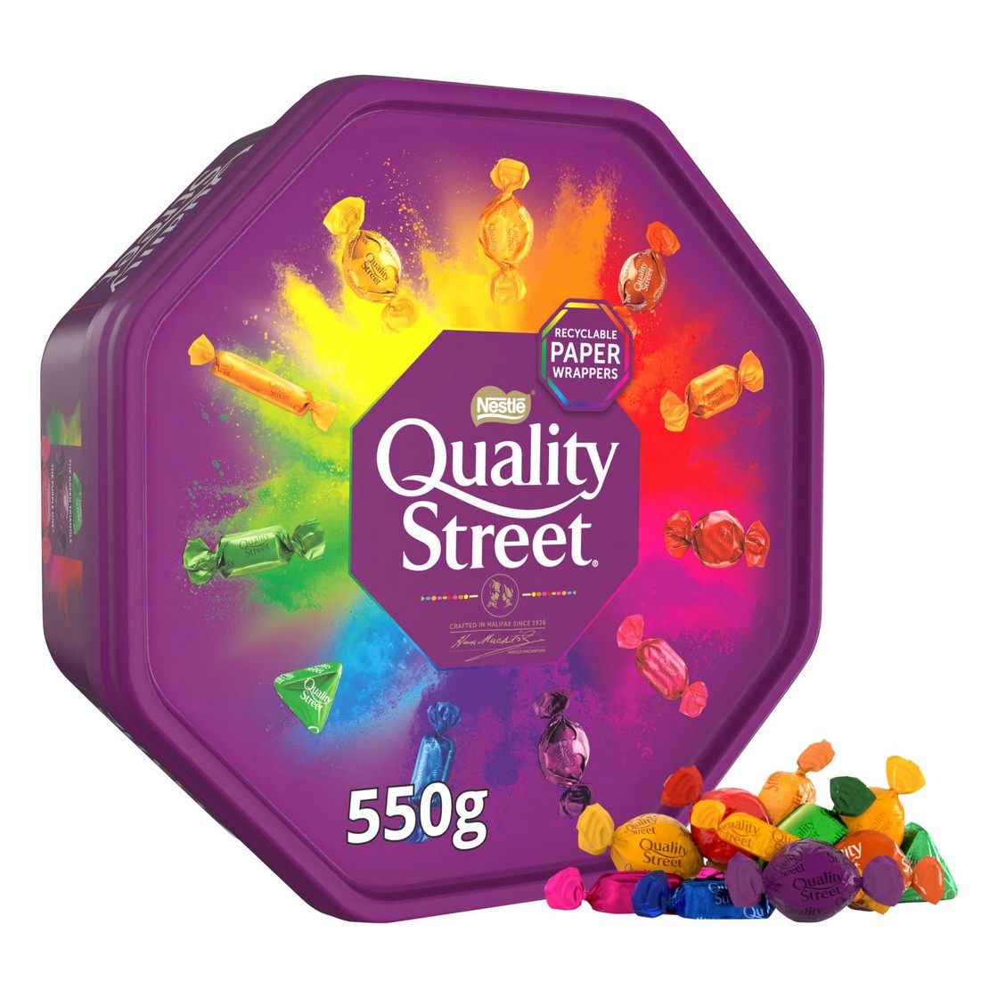 Quality Street Tub 550g - Morrisons Online Groceries & Offers