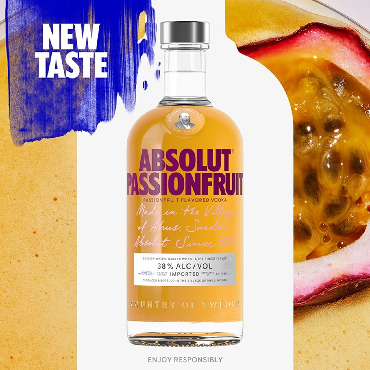 Absolut Passionfruit Flavored Vodka 70CL - Morrisons Online Groceries ...