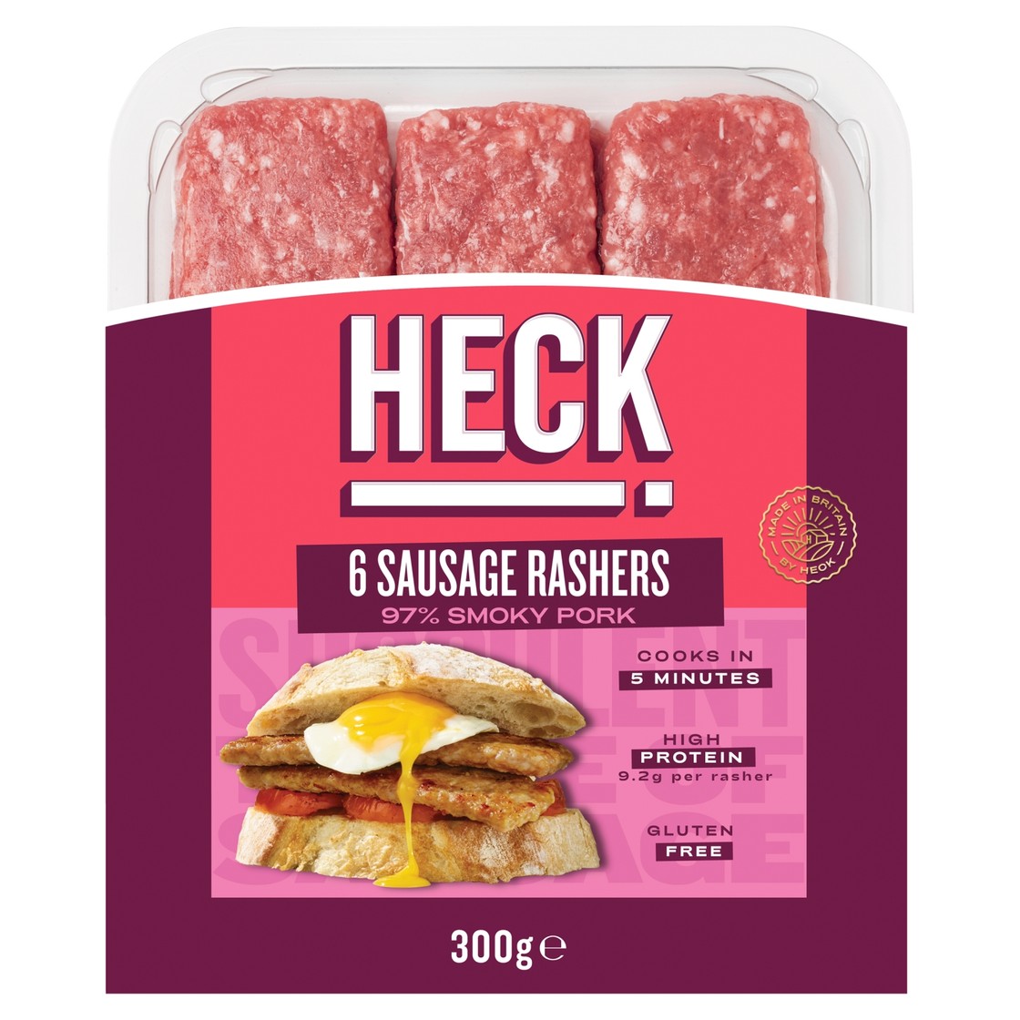 Heck Pork Sausage Rashers - Morrisons Online Groceries & Offers