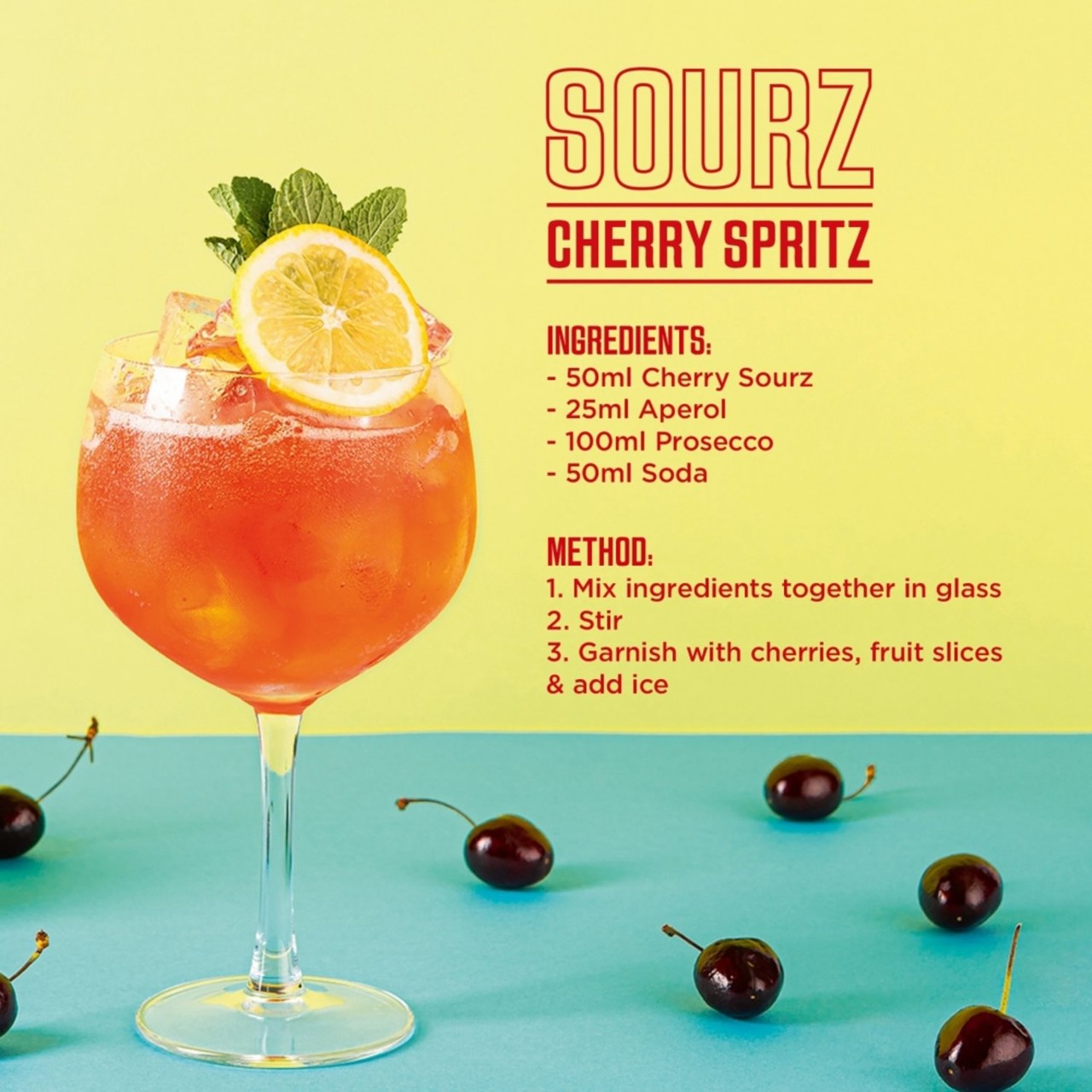 Sourz Cherry Liqueur - Morrisons Online Groceries & Offers