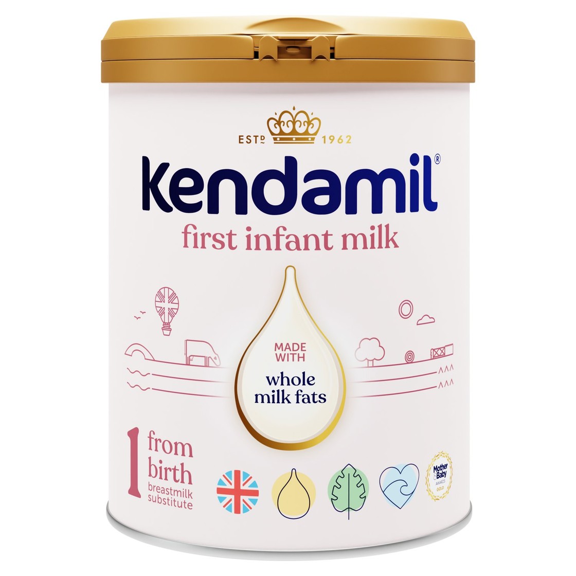 Kendamil 1 First Baby Infant Milk Formula Powder From Birth - Morrisons ...
