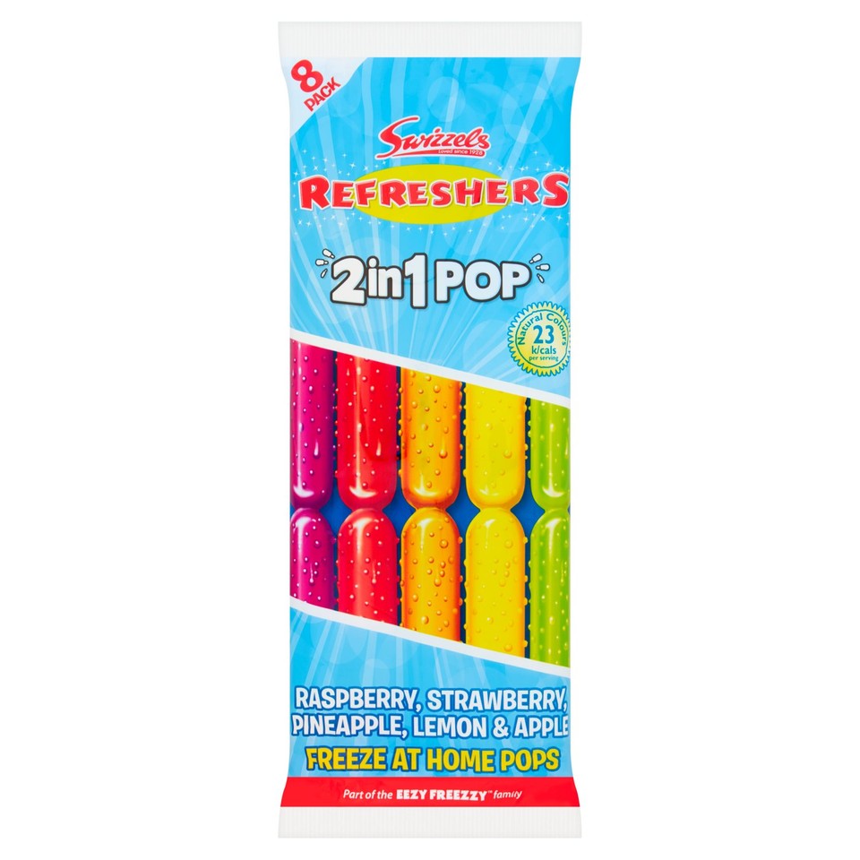 Swizzles Refreshers 2 In 1 Ice Pop 8x75ml - Morrisons Online Groceries ...