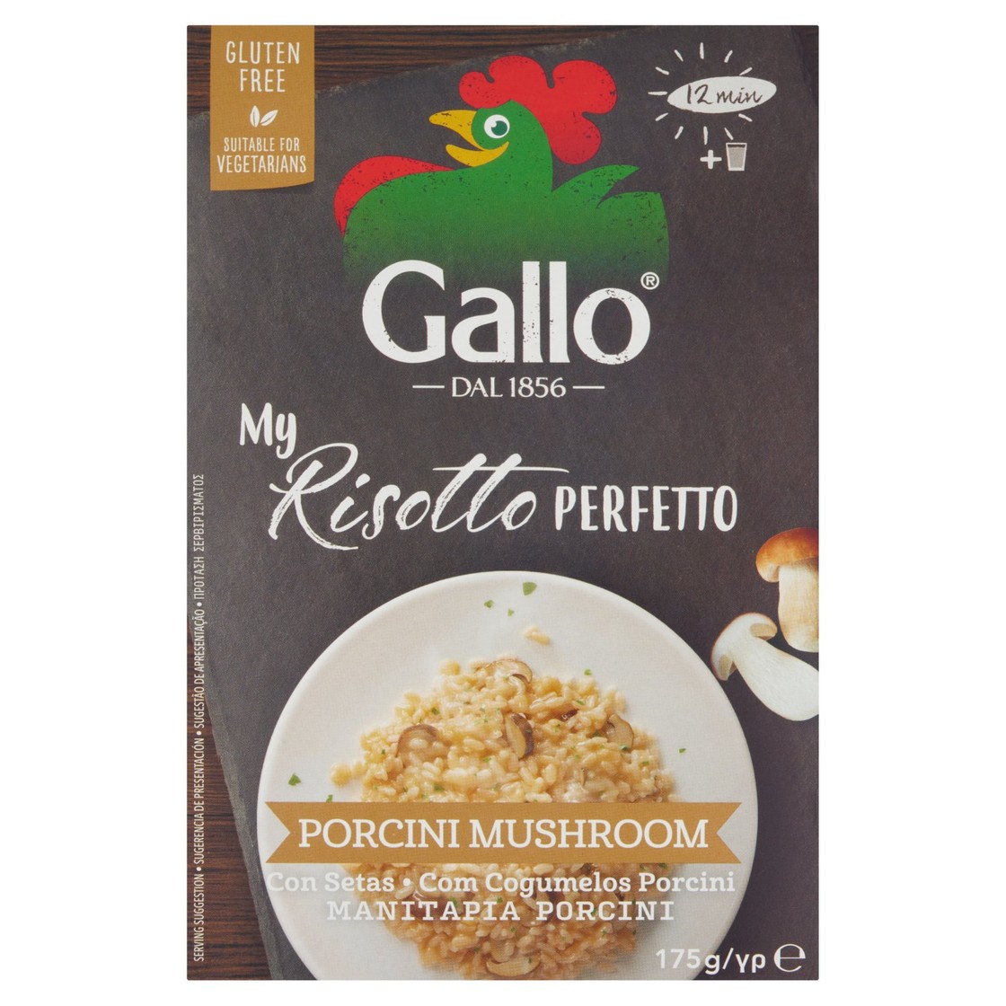 Riso Gallo Risotto Porcini Mushroom - Morrisons Online Groceries & Offers