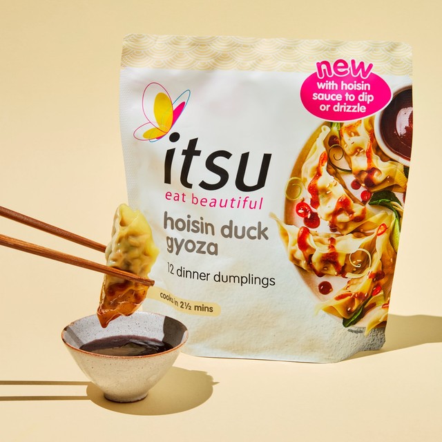 Itsu 12 Hoisin Duck Gyoza Dinner Dumplings - Morrisons Online Groceries ...