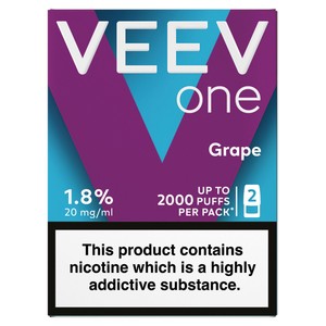 Veev One Grape 1.8% Pod 21g - Morrisons Online Groceries & Offers