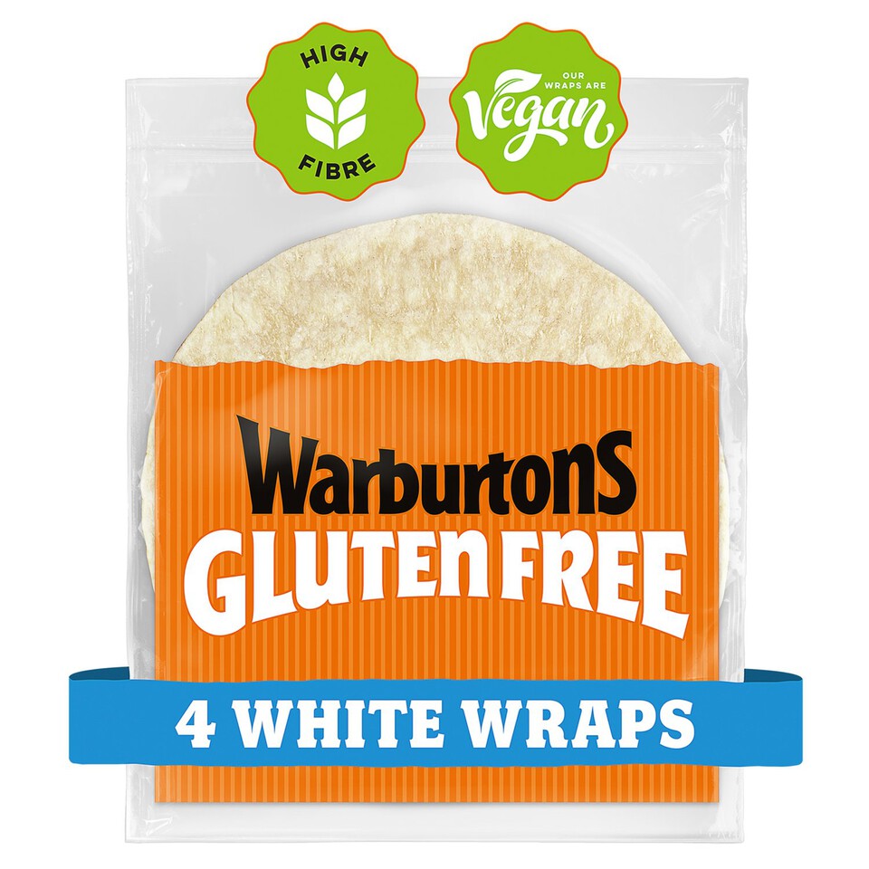Warburtons Gluten Free White Wraps - Morrisons Online Groceries & Offers