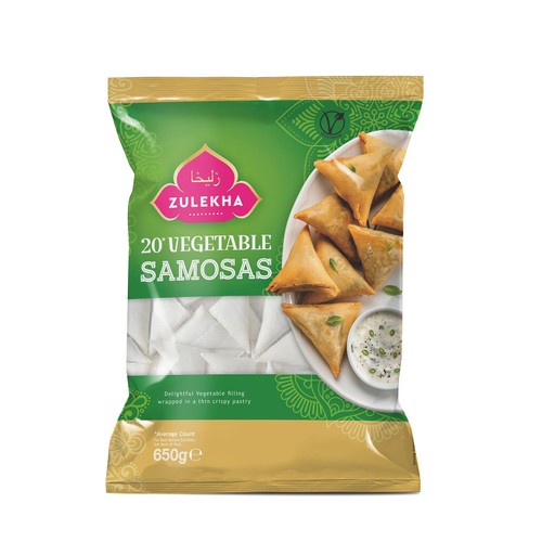 Zulekha 20 Vegetable Samosas 650g - Morrisons Online Groceries & Offers