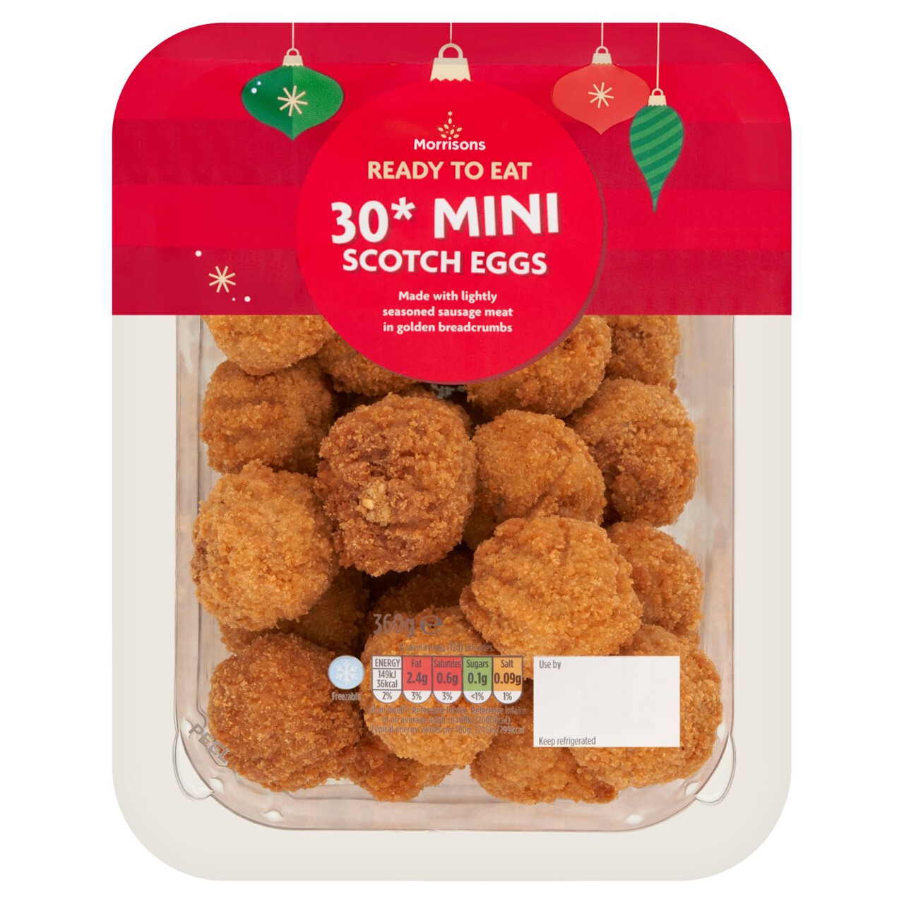 Morrisons 30 Mini Scotch Eggs 360g - Morrisons Online Groceries & Offers