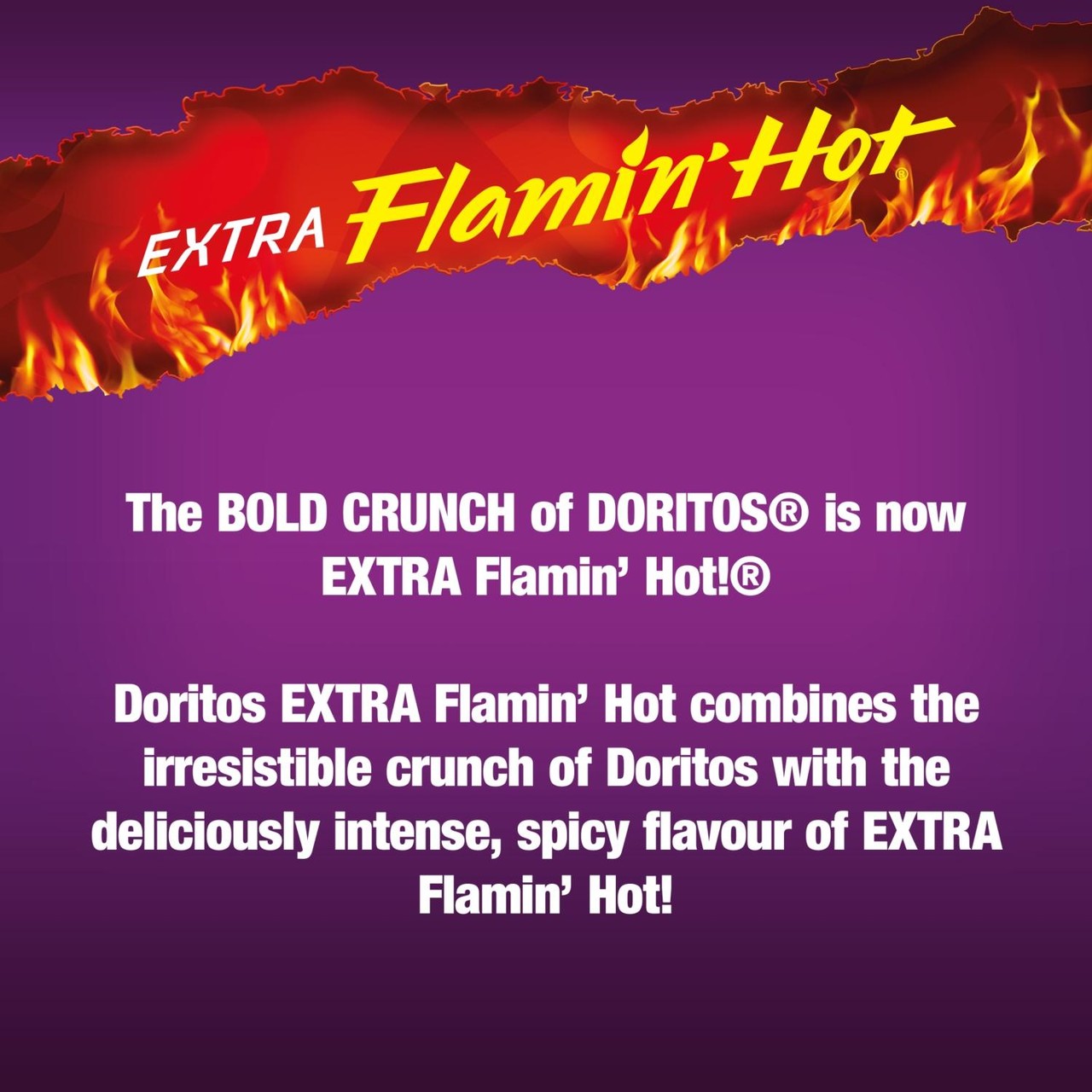 Doritos Extra Flamin' Hot Sharing Bag Crisps - Morrisons Online Groceries & Offers