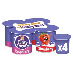 Petits Filous Kids Strawberry & Raspberry Yoghurt - Morrisons Online ...