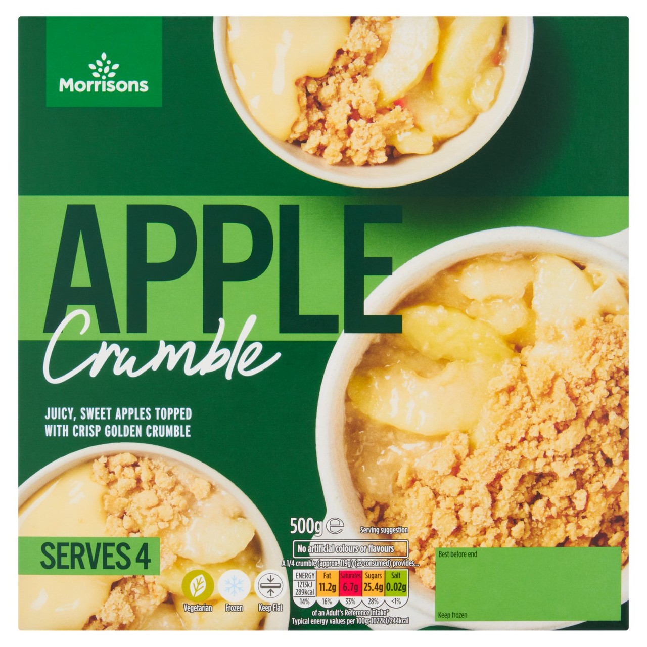Morrisons Apple Crumble - Morrisons Online Groceries & Offers