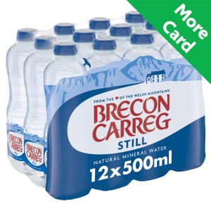 Brecon Carreg Still Natural Mineral Water 12 x 500ml - Morrisons Online ...