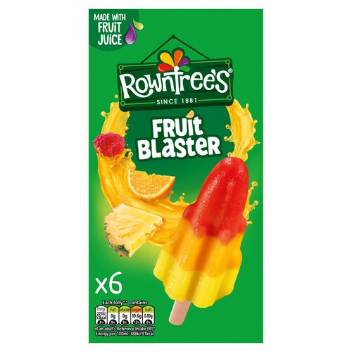 Rowntrees Fruit Blaster Ice Lollies - Morrisons Online Groceries & Offers