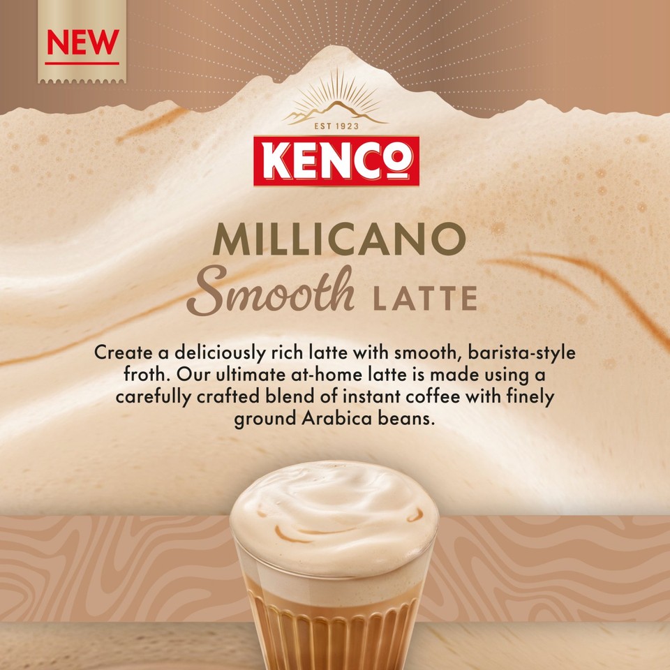 Kenco Millicano Speciality Tin Latte 220g - Morrisons Online Groceries ...