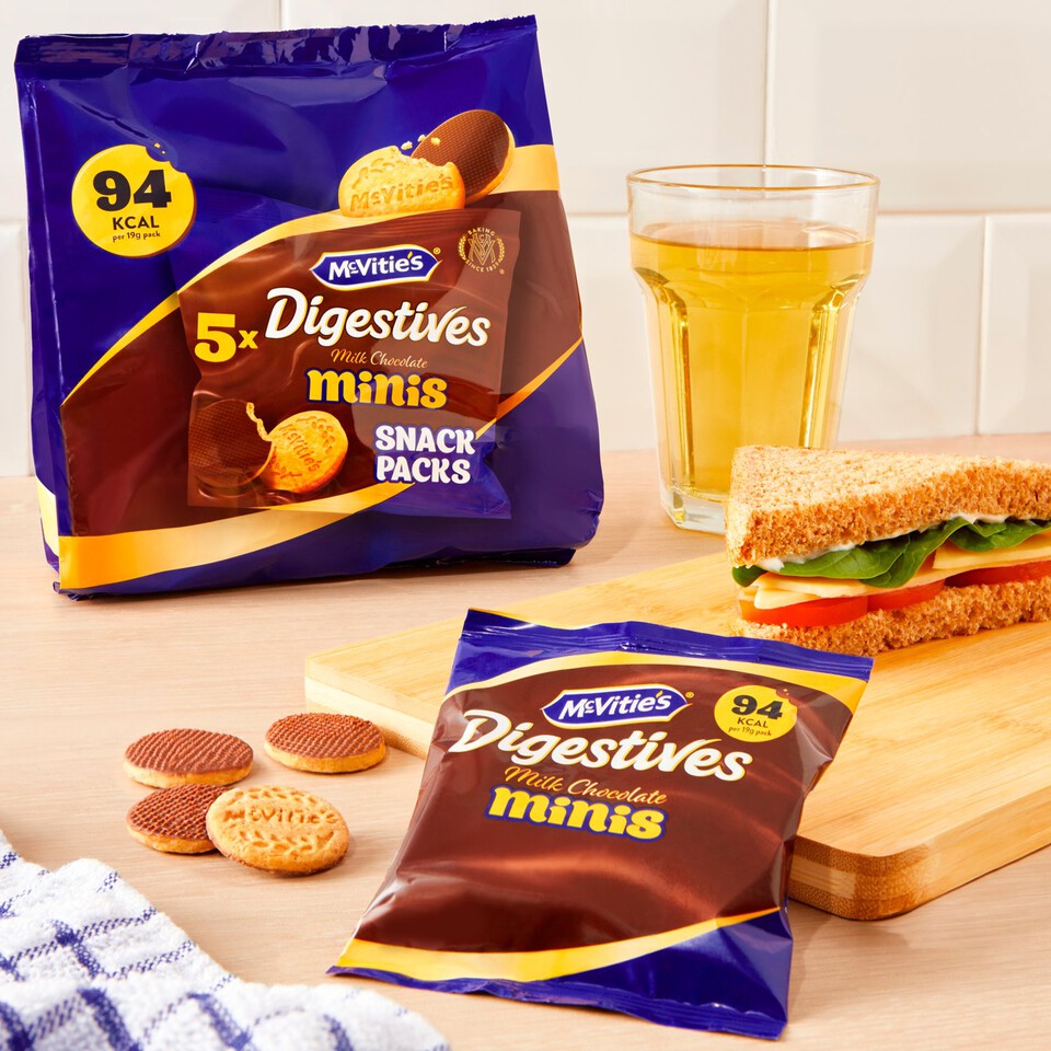 McVities Mini Chocolate Digestives - Morrisons Online Groceries & Offers