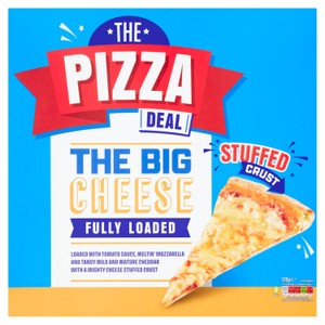 Morrisons The Pizza Deal Stuffed Crust Fully Loaded Cheese Feast 570g ...