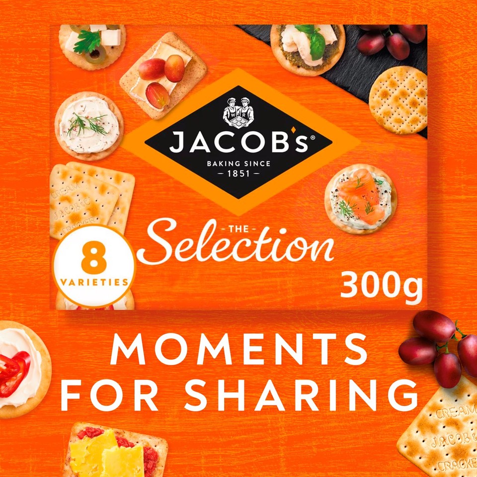 Jacob's Biscuits For Cheese 8 Variety Assortment - Morrisons Online ...