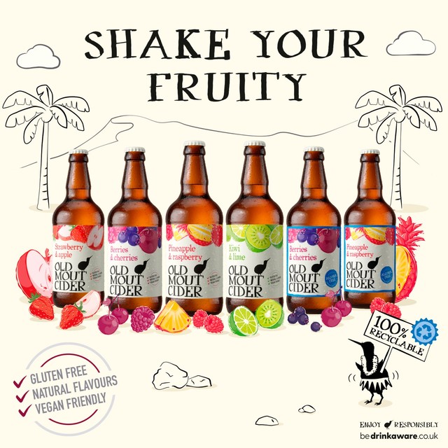 Old Mout Cider Kiwi & Lime Cider Bottle - Morrisons Online Groceries ...
