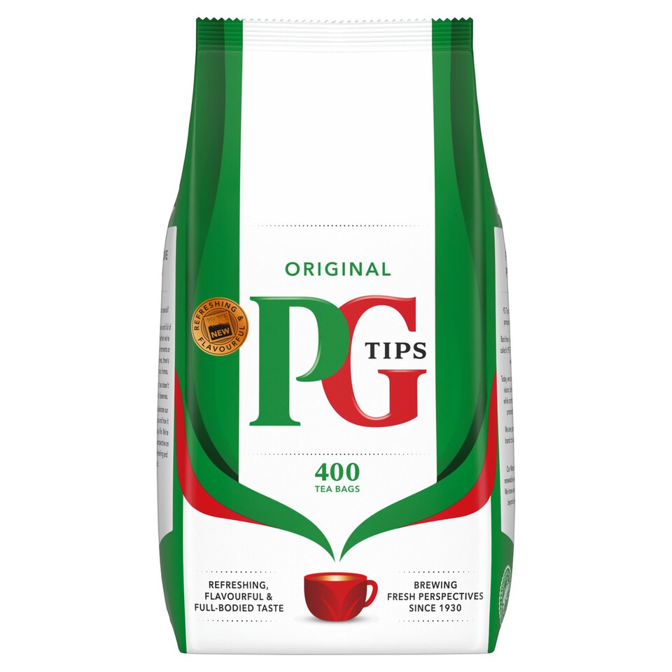 PG Tips Original 400 Tea Bags - Morrisons Online Groceries & Offers
