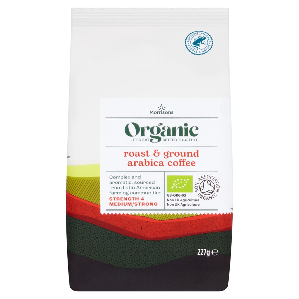 Morrisons Organic Ground Coffee - Morrisons Online Groceries & Offers