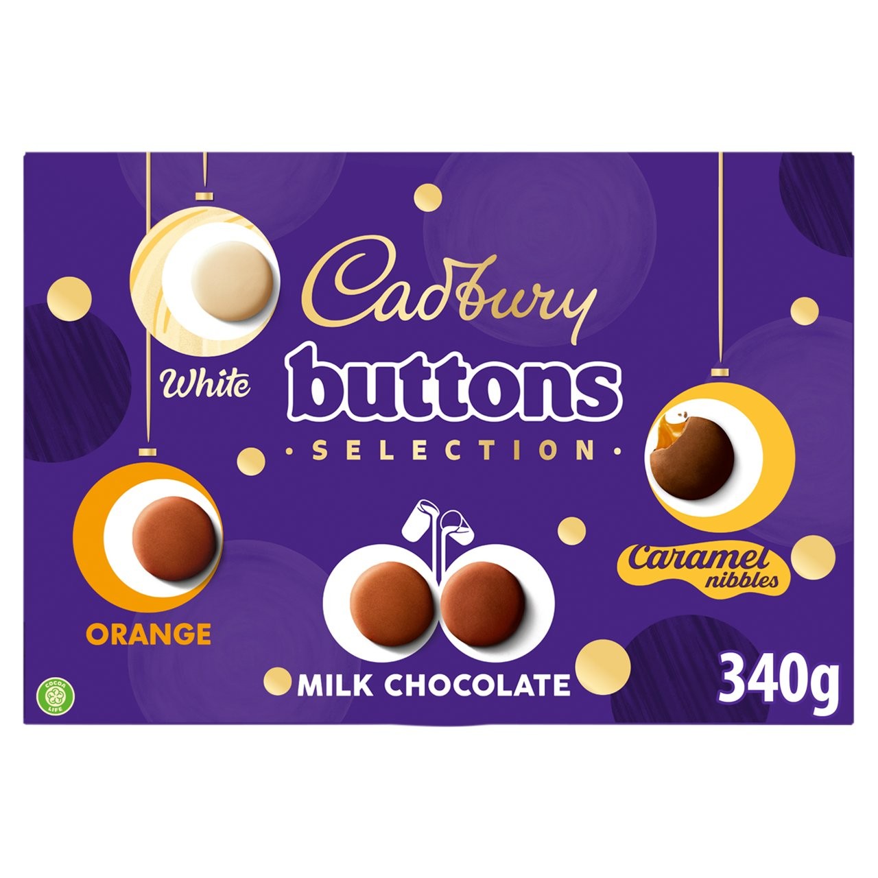 Cadbury Buttons Chocolate Christmas Selection Box - Morrisons Online ...